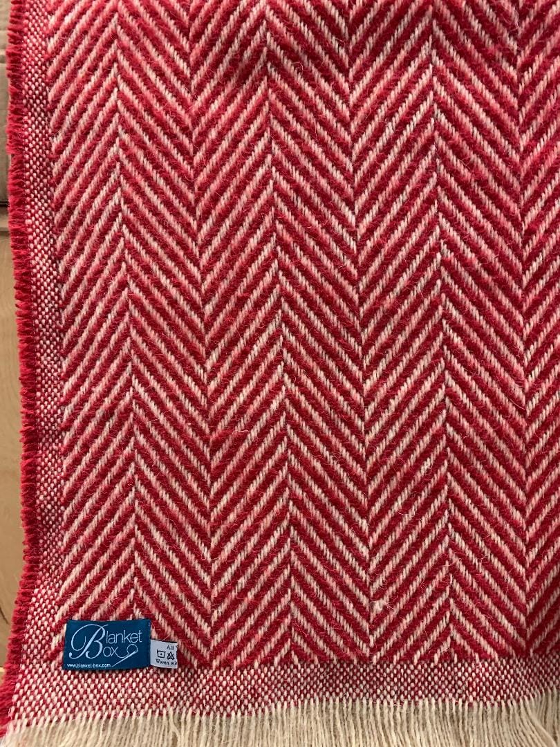 Large Recycled Chevron Throws